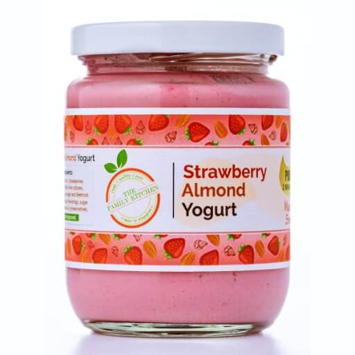 Fresh Almond Yogurt • The Family Kitchen, Singapore